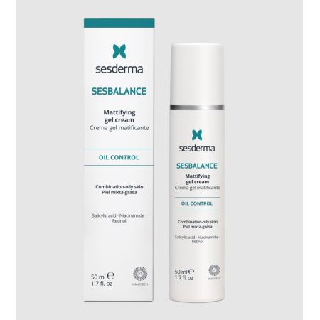 Sesderma Sesbalance Mattifying Gel Cream For Oily Skin - 50 ml - Makhsoom