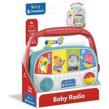 Clementoni Baby Radio-Interactive Toddler 6+ Years - 16 x 6 x 20 cm ...