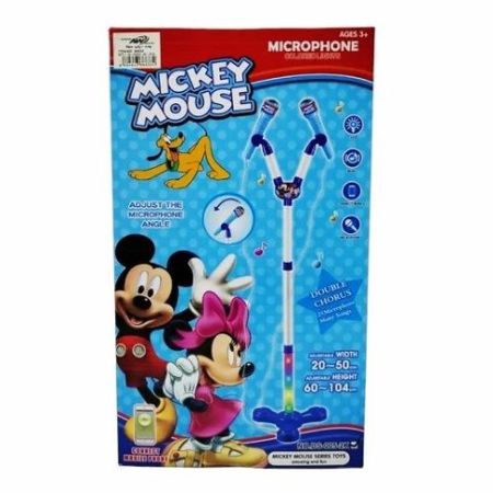 Mickey Mouse Microphone Stand With Light 3+ - Makhsoom