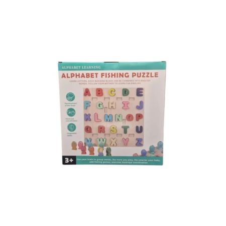 Alphabet Learning Alphabet Fishing Puzzle 3+ Years - Makhsoom