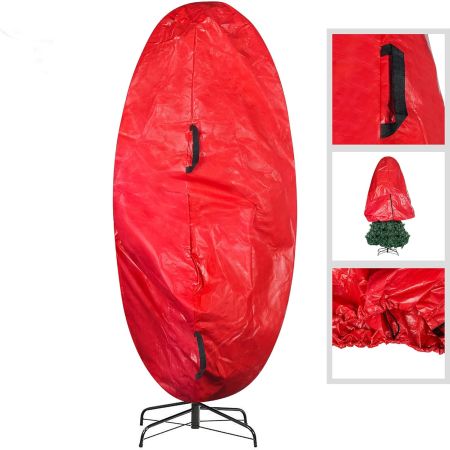 Tear-Proof Polypropylene Pull Over Tree Cover Red Covers 228.6 cm Trees ...