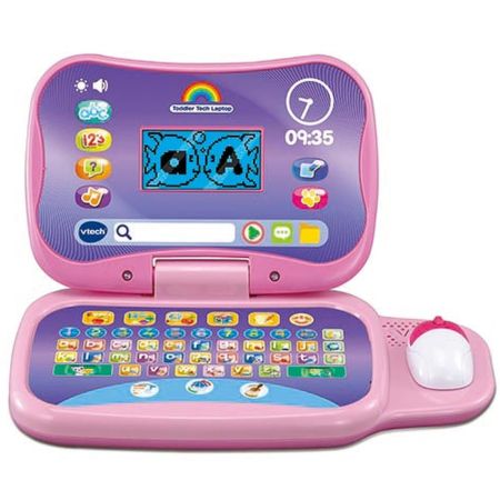 Vtech Toddler Tech Laptop Pink English Version 2+ Years - Makhsoom