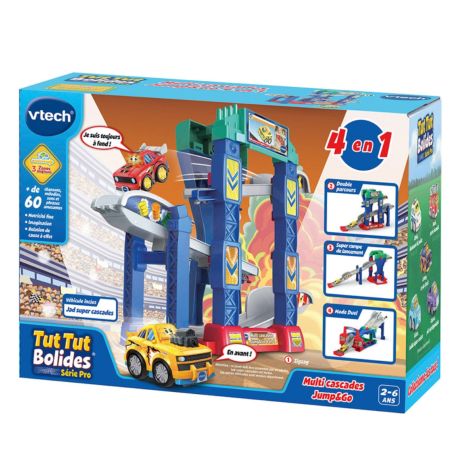 Vtech Tut Tut Bolides Multi Cascades Jump & Go 4 En 1 French Version 2 ...