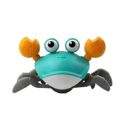 Land & Water Crawling Crab Baby Toy Blue 6+ Months - Makhsoom