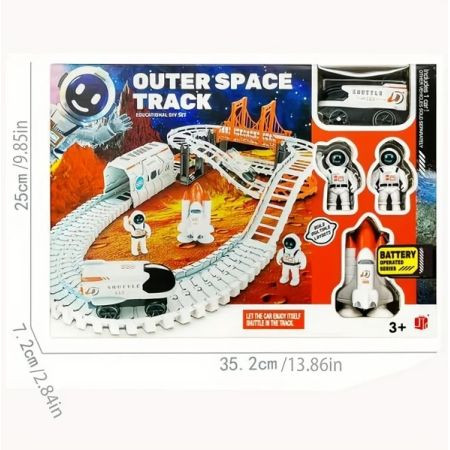 Outer Space Track With Sound & Light 51 x 31 cm 3+ Years - Makhsoom