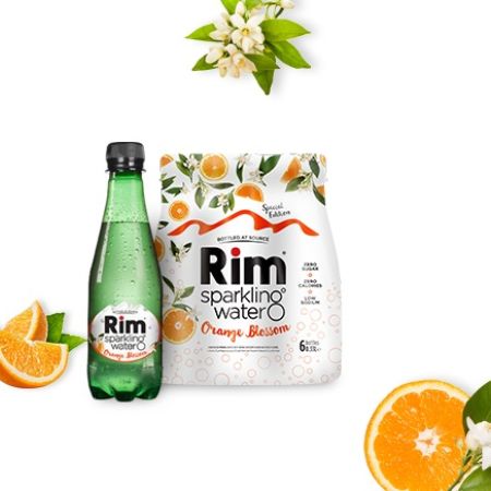 Rim Sparkling Water Orange Blossom 1 Bottle 330 ml - Makhsoom