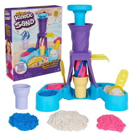 Kinetic Sand Soft Serve Station Playset 5+ Years - Makhsoom