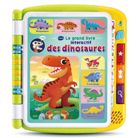 Vtech The Big Interactive Book of Dinosaurs French Version 3+ Years ...