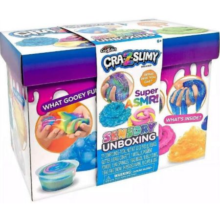 Cra-Z-Art Stretchy Slime Glitter And Foam Confetti 6+ Years - Makhsoom