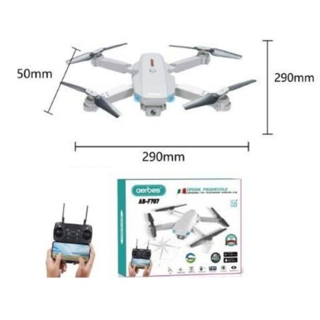 Aerbes AB-F707 FPV 4K Foldable Camera RC Drone Wifi 2.4Ghz App or ...