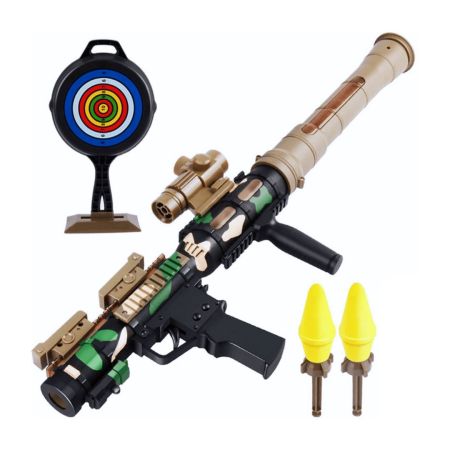 Simulation Sound Army Rocket RPG Barrel For Kids 5+ - Makhsoom
