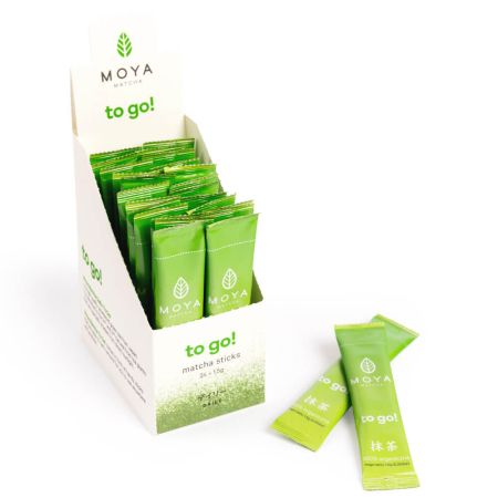 Moya Organic Moya Matcha Daily To Go! - 24 Sticks - Makhsoom