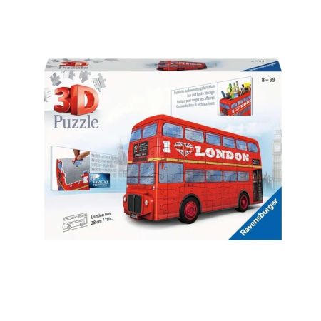 Ravensburger London Bus 3D Jigsaw Puzzle 216 Pcs 8+ Years - Makhsoom