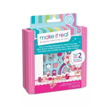 Make It Real Halo Charms Bracelets: Pretty in Pink 8+ Years - Makhsoom