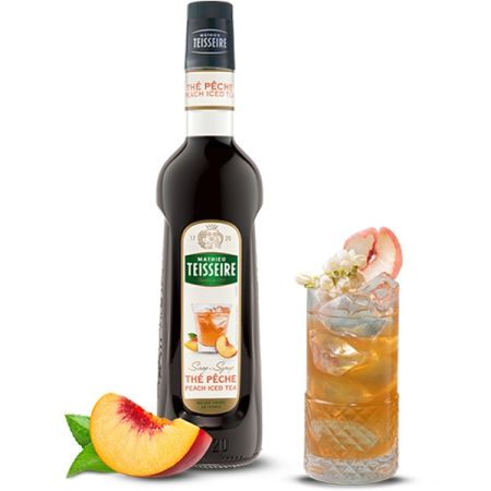 Mathieu Teisseire Ice Tea Peach Syrup - 70 CL - Makhsoom