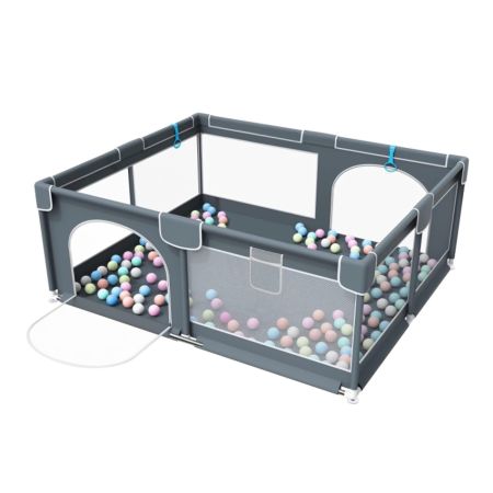 Baby Playpen Activity Center With Balls & Fence 150 x 180 x 66 cm 1 ...