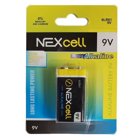 Nexcell Alkaline Battery - 9 Volt - Makhsoom