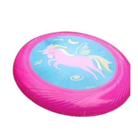 Unicorn Plastic Frisbee Pink 3+ Years - Makhsoom