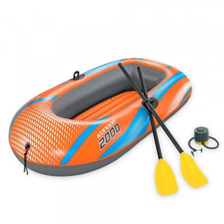 Bestway Inflatable Boat Set Kondor Elite 2000 Raft - 185 x 97 cm - Makhsoom