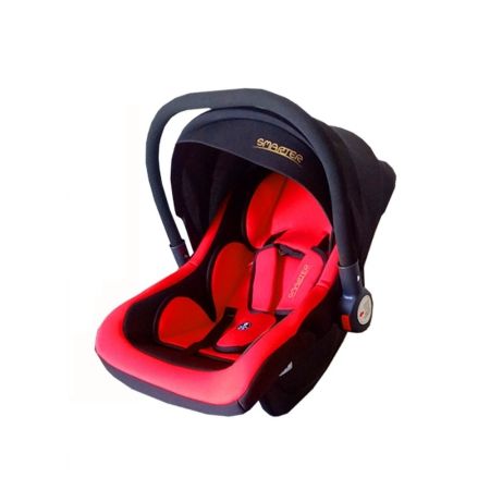 Portable Baby Car Seat - Red - Makhsoom
