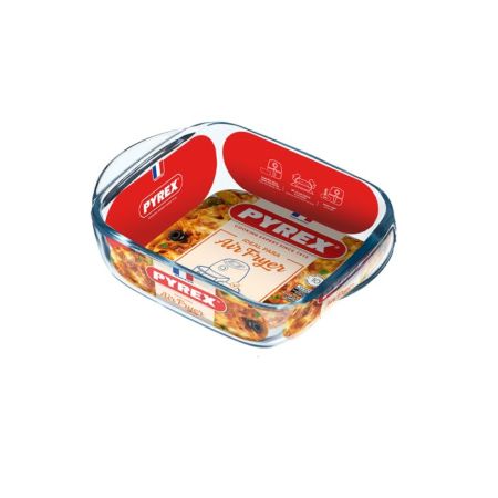 Pyrex Square Roaster Dish Airfryer - 1 L - Makhsoom