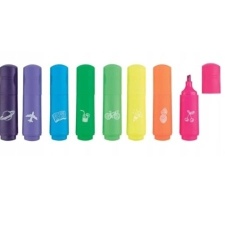 United Office Mini Textmarker 8 Pcs - Makhsoom