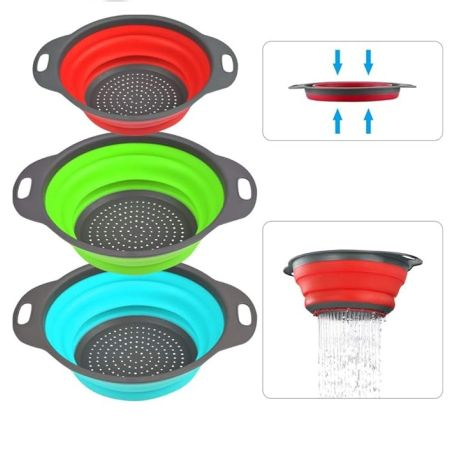 Royalty Line Collapsible Filter Basket 2 Large & 1 Small - Makhsoom