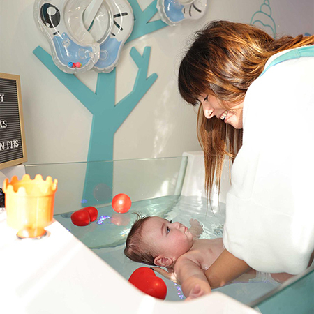 60 min Hydrotherapy & Baby Massage Session & More - Makhsoom