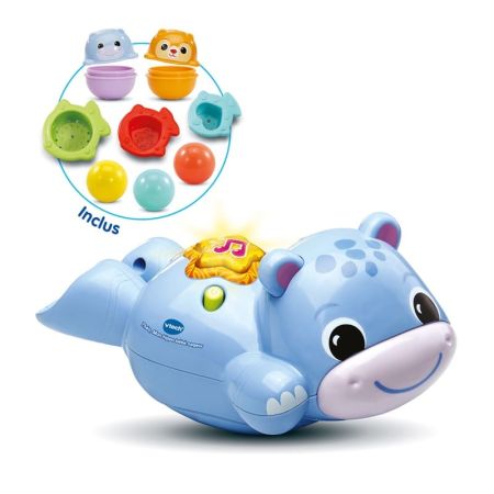 Vtech Theo Mon Hippo Bebe Nageur French Version - 12+ Months - Makhsoom