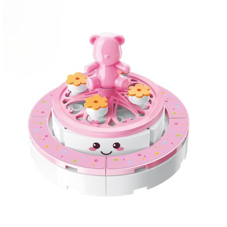 Miniso Mini Candy Series Building Blocks Little Bear Cake 37 Pcs 6 ...