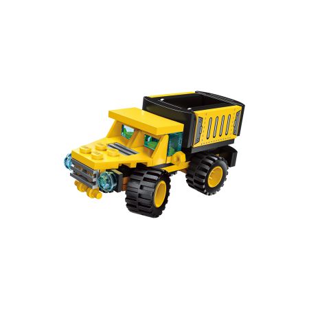 Miniso Small Construction Vehicles Building Blocks Dump Truck 48 Pcs 6 ...