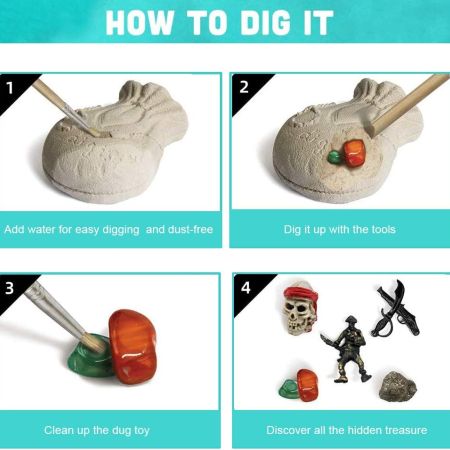 Pirate Treasure Dig Kit 6+ Years - Makhsoom