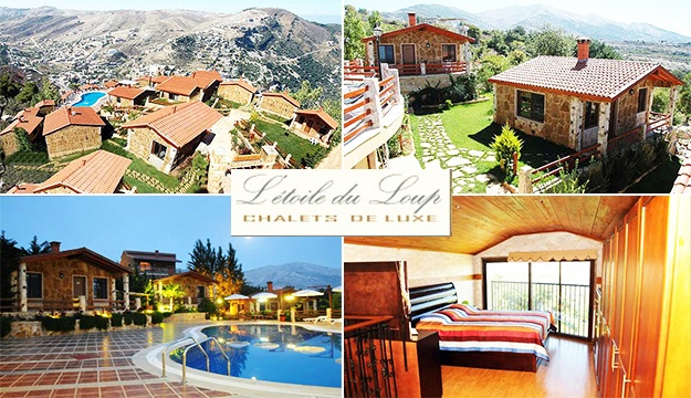 50% Off 1-Night Stay in a Bungalow for 2 from L'etoile Du Loup, Jezzine ...