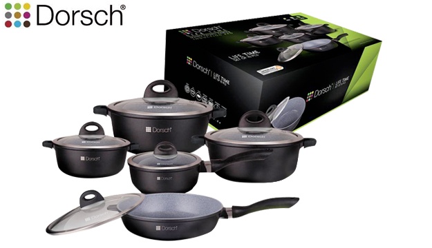 50% Off 5-Pc Dorsch Ceramic Cookware Set (Only $150 instead of $300 ...