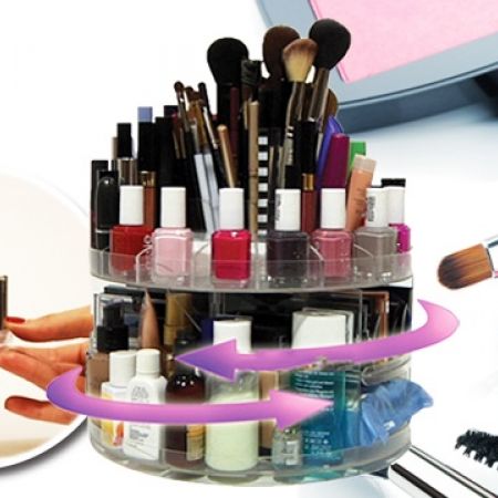 50% Off Glam Caddy Rotating Organizer (Only $23 instead of $46) - Makhsoom