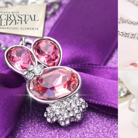50% Off Swarovski Elements Rabbit Necklace (Only $35 instead of $70 ...
