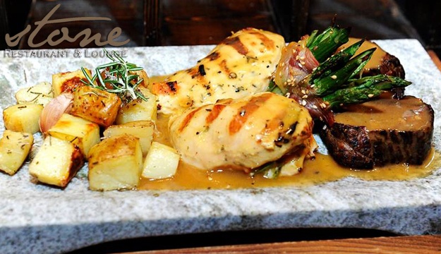 50% Off International Cuisine à la Carte from Stone Restaurant & Lounge ...