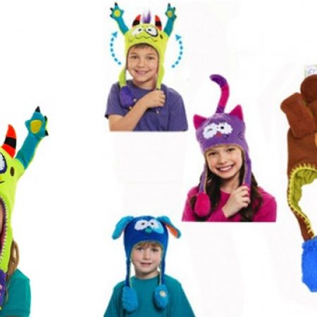 40% Off Flipeez Peek-a-Boo Monster Action Hat - Brown (Only $12 instead ...