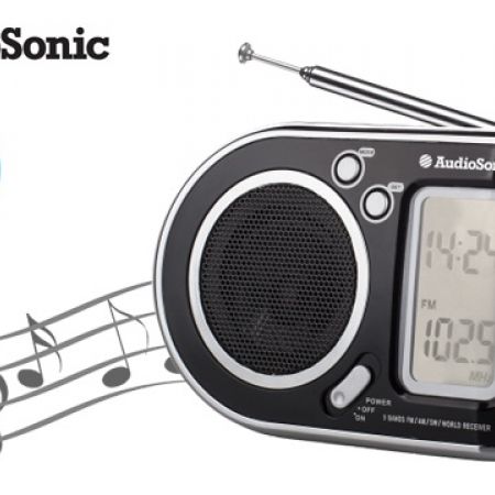 20% Off AudioSonic Portable Radio – MW/FM/SW (Only $20 instead of $25 ...