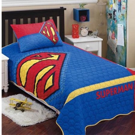24% Off Sweet Home 2-Piece Superman Bedspread Set – Blue (Only $35 ...