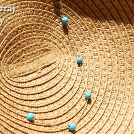 17% Off 18kt Gold Fayrouz Stone Necklace - Turquoise (Only $75 instead ...