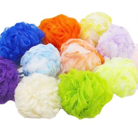 38% Off Loofah Poof - Pink (Only $2.5 instead of $4) - Makhsoom