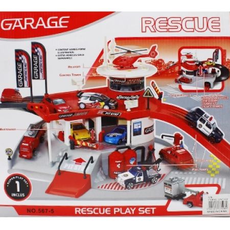 23% Off Garage Rescue Play Set (Only $10 instead of $13) - Makhsoom