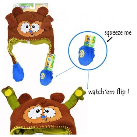 33% Off Flipeez Peek-a-Boo Monster Action Hat - Brown (Only $10 instead ...