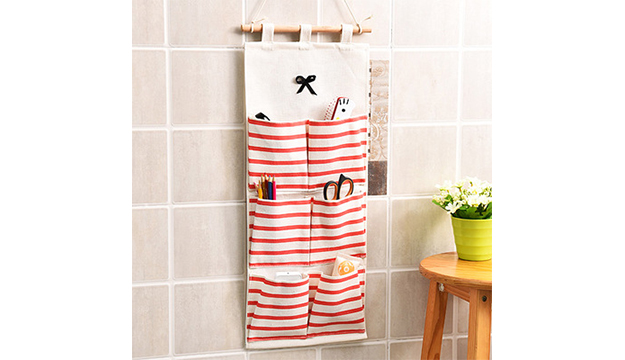 Wall Hanging Pouch Sailing Theme 8 pockets - Makhsoom