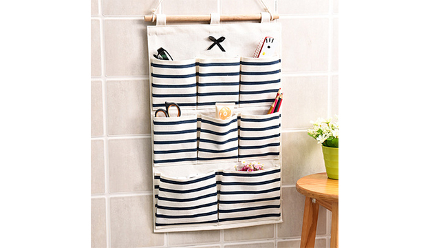 Wall Hanging Pouch Sailing Theme 8 pockets - Makhsoom