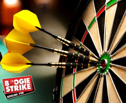 55% Off 8 Games of Darts from Boogie Strike Bowling, Pub & Restaurant ...