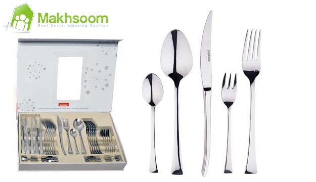 48% Off Bergner Heritage 30-Piece Cutlery Set (Only $47 instead of $90 ...