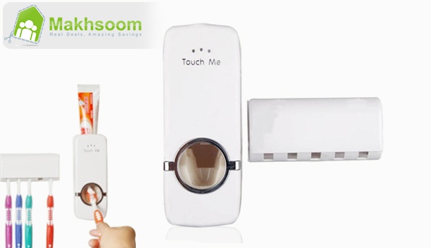 50% Off Touch Me Toothpaste Dispenser (Only $7.5 instead of $15) - Makhsoom