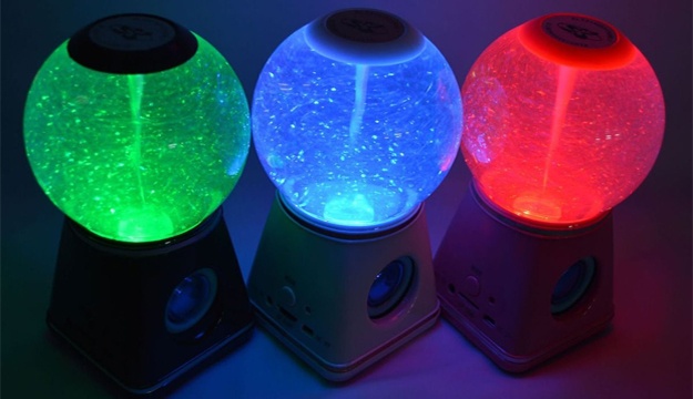 50% Off Black Color Changing Water Crystal Ball Speaker (Only $60 ...